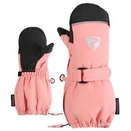 F&auml;ustlinge Ziener "LANUPO-Z AS MITTEN glove", Baby, Gr. 1, pink vanilla, Obermaterial: 100% Polyester. Innenseite: 100% Polyester. Futter: 100% Polyester. Wattierung: 100% Polyester, Handschuhe F&auml;ustlinge