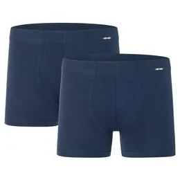 Boxershorts CAMP DAVID "casual", Herren, Gr. L, blau (arctic navy), Obermaterial: 95% Baumwolle, 5% Elasthan, Unterhosen, mit elastischem Bund