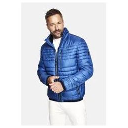 Steppjacke NEW CANADIAN, Herren, Gr. 32, blau (royalblau), 100% Polyester, unifarben, kurz, Jacken Steppjacke, mit elastischem Bund am Saum und Armabschluss
