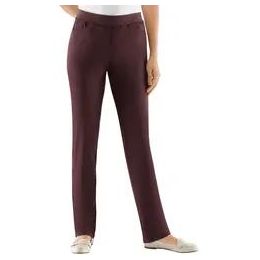 Stretch-Jeans Classic Basics, Damen, Gr. 255, Extrakurzgr&ouml;&szlig;en, rot (bordeaux), 96% Baumwolle, 4% Elasthan, unifarben, lang, Jeans