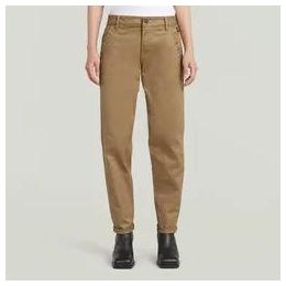 G-Star Raw Chinohose G-STAR "Kate Chino Boyfriend", Damen, Gr. 26, L&auml;nge 30, beige (safari), Web, Obermaterial: 97% Baumwolle, 3% Elasthan, unifarben, bequem lang, Hosen Chinohose