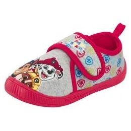 Hausschuh Disney "PAW PATROL", Kinder, Gr. 20, grigio melange, Textil, Schuhe Hausschuh