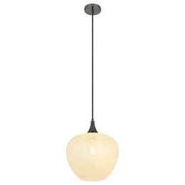 Globo LIGHTING H&auml;ngeleuchte "MAXY", schwarz, chrom, 1 Stk., Leuchten, H&auml;ngelampe/Pendelleuchte/schwarz-chrom/Glas klar/Acrylkristalle, H&auml;ngeleuchte