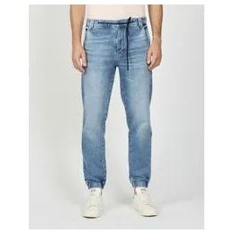 Relax-fit-Jeans Gang "Gang Jeans Relaxed Fit 94MILO", Herren, Gr. 32, blau (denim blau), Denim/Jeans, 79% Baumwolle, 19% Polyester, 2% Elasthan, Jeans