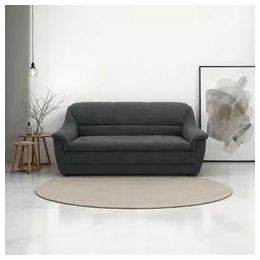 3-Sitzer DOMO collection "Lale, zeitloses und komfortables Sofa, bequeme Armlehnen, Breite 185cm", grau, B:185cm H:88cm T:93cm, 100% Polyester, Sofas