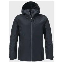 Sch&ouml;ffel Outdoorjacke SCH&Ouml;FFEL "Hiking Ins Jacket Style Wildkar WMS", Damen, Gr. 40, blau (8820, blau), Oberstoff: Aussenseite: 100% Polyester; (Membran: Thermoplastisches Polyurethan); Futter: 100% Polyester; Wattierung: 100% Polyester, regular fit, hoch geschlossener Ausschnitt, Jacken Outdoorjacke