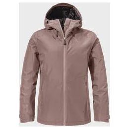 Sch&ouml;ffel Outdoorjacke SCH&Ouml;FFEL "Hiking Ins Jacket Style Wildkar WMS", Damen, Gr. 44, lila (3905, braun), Oberstoff: Aussenseite: 100% Polyester; (Membran: Thermoplastisches Polyurethan); Futter: 100% Polyester; Wattierung: 100% Polyester, regular fit, hoch geschlossener Ausschnitt, Jacken Outdoorjacke