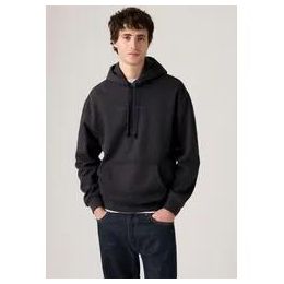 Levi's Hoodie LEVI'S, Herren, Gr. S, archival 2hp phantom, Sweatware, Obermaterial: 88% Baumwolle, 12% Polyester, unifarben, relaxed fit normal, ohne Ausschnitt, B&uuml;ndchen, Sweatshirts Hoodie, mit Logo Schriftzug