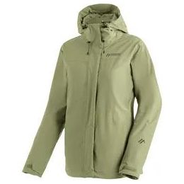 Regenjacke Maier Sports "Metor 3in1 W", Gr. 48, gr&uuml;n (lindgr&uuml;n), 100% Polyester, Jacken Regenjacke, warme Damen Jacke mit Kapuze, Winterjacke wasserdicht atmungsaktiv