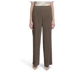 Marlene-Hose Betty Barclay "Damen im Glitzer-Look", Damen, Gr. 46, Normalgr&ouml;&szlig;en, braun, Obermaterial: 90% Polyester, 5% Polyester, 5% Elasthan, relaxed fit lang, Hosen