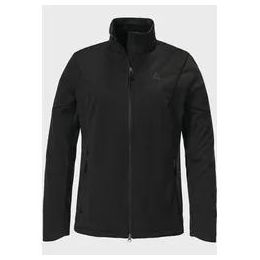 Sch&ouml;ffel Outdoorjacke SCH&Ouml;FFEL "Hiking Softshell Jk Style Fracon WMS", Damen, Gr. 38, schwarz (9990, schwarz), Oberstoff: Aussenseite: 100% Polyester, Innenseite: 100% Polyester; (Membran: Thermoplastisches Polyurethan); Oberstoff Besatz: 100% Polyester; Futter: 100% Polyester, regular fit, Jacken Outdoorjacke