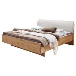 Holzbett Wiemann "Cardiff, Bettgestell, Bettrahmen, teilmassiv, mit Polsterkopfteil", erle teilmassiv, B:200cm L:190cm, Betten, Fu&szlig;teil aus Massivholz, verschiedene Gr&ouml;&szlig;en