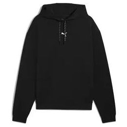 Sweatshirt Puma "CLOUDSPUN Hoodie Herren", Herren, Gr. M, schwarz, Obermaterial: 78% Polyester, 6% Elasthan, 16% Lyocell, normal, Sweatshirts Sweatshirt