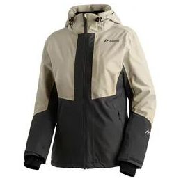Skijacke Maier Sports "Campigna W", Damen, Gr. 40, beige (hellbeige), 100% Polyester, Jacken Skijacke, Damen Winterjacke wasserdicht u. atmungsaktiv