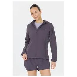 Laufjacke Endurance "Krose", Damen, Gr. 34, lila, grau, 100% Polyamid, unifarben, normal, ohne Ausschnitt, Jacken, mit wasserabweisender BionicFinish-Beschichtung
