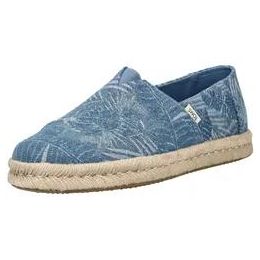 Toms Shoes Espadrille TOMS "TOMS Halbschuhe Textil", Herren, Gr. 42,5, blau, Textil, Schuhe Espadrille