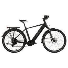 E-Bike Adore "28" Alu Trekking E-Bike ATX-390 Mittelmotor 85NM / 15Ah Schwarz matt" Gr. 53, schwarz (schwarz, schwarz), Elektrofahrr&auml;der, Herren, 53cm, 28 Zoll (71,12cm), Pedelec, Elektrofahrrad f&uuml;r Herren