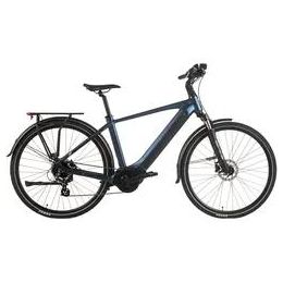 E-Bike Adore "28" Alu Trekking E-Bike ATX-450 Mittelmotor 75NM / 15Ah" Gr. 48, schwarz (blau, schwarz), Elektrofahrr&auml;der, Herren, 48cm, 28 Zoll (71,12cm), Pedelec, Elektrofahrrad f&uuml;r Herren