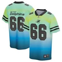 Footballtrikot Fanatics "Fanatics Trikot Miami Dolphins Gradient Foundation", Herren, Gr. XL, bunt (mehrfarbig), 100% Polyester, Trikots