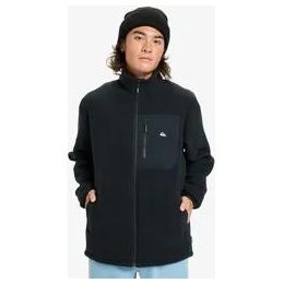 Fleecejacke Quiksilver "CLEAN COAST FZ", Herren, Gr. XXL, schwarz, Obermaterial: 100% Polyester, Jacken Fleecejacke, aus Polyester, leichtes Material, f&uuml;r Erwachsene