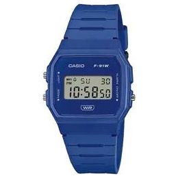 Chronograph, blau (blau, blau, grau), CASIO TIMELESS COLLECTION, Armbanduhren, Damen, Chronograph, Quarzuhr, Armbanduhr, Damenuhr, Herrenuhr, Digitaluhr, Resinarmband