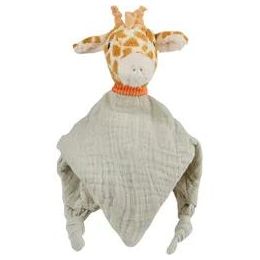 Schmusetuch Sterntaler "Giraffe Kaya, S", Baby, gr&uuml;n (blassgr&uuml;n), Jersey, Polyester, Schnuffelt&uuml;cher, mit Rassel