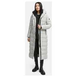 Winterjacke Marikoo "Pakoraa", Damen, Gr. S, cloudgrau, Obermaterial: 100% Polyester; Futter: 100% Polyester; Wattierung: 100% Polyester; &Auml;rmelfutter: 100% Polyester, Jacken Winterjacke, extra langer Winter Mantel mit abnehmbaren Innenteil