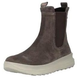 Stiefelette Legero "Legero Stiefelette Veloursleder", Damen, Gr. 40, grau, Veloursleder, Schuhe Stiefelette