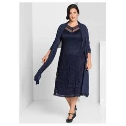 Cape sheego, Damen, blau (marine), 100% Polyester, Jacken Cape