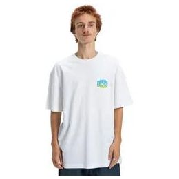 T-Shirt DC Shoes "Squash It", Herren, Gr. M, wei&szlig;, Obermaterial: 75% Walkfrottier, 25% Walkfrottier;, Shirts T-Shirt
