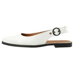 Ca'Shott Ballerina CA'SHOTT "Ca'Shott Ballet flats CASDIANA", Damen, Gr. 41, Normalschaft, sanftes wei&szlig;, Obermaterial: 100% Leder, Schuhe Ballerina
