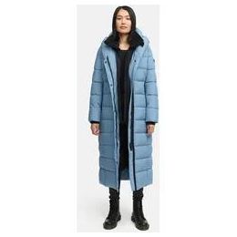 Winterjacke Marikoo "Pakoraa", Damen, Gr. M, blau (powderblau), Obermaterial: 100% Polyester; Futter: 100% Polyester; Wattierung: 100% Polyester; &Auml;rmelfutter: 100% Polyester, Jacken Winterjacke, extra langer Winter Mantel mit abnehmbaren Innenteil