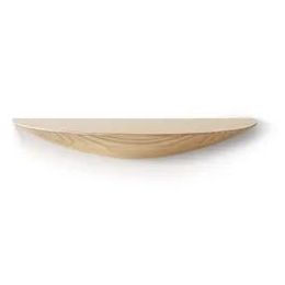 Wandregal Home Affaire "Drop", eichefarben, B:30cm H:5cm T:15cm, Massivholz, Regale, Wandregal, Breite 30 cm, Massivholz, FSC-zertifiziert