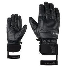Skihandschuhe Ziener "GULMEN-Z AS PR glove man", Damen, Gr. 9, schwarz, Obermaterial: 100% Polyester; Innenseite: 100% Polyester; Futter: 100% Polyester; Wattierung: 100% Polyester, Handschuhe