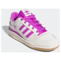 Sneaker Adidas ORIGINALS "FORUM LOW CL", Damen, Gr. 40,5, cloud wei&szlig;, lila burst, cream wei&szlig;, Leder, Schuhe Sneaker