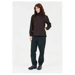 Outdoorjacke WEATHER REPORT "CAMELIA W-PRO15000", Damen, Gr. 42, espresso, 94% Polyester, 6% Elasthan, bedruckt, mehrfarbig, normal, ohne Ausschnitt, Jacken Outdoorjacke, mit wasserdichter Beschichtung