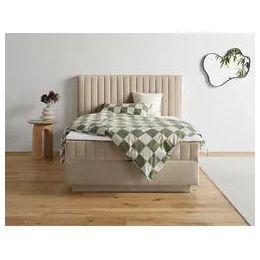 Boxbett HOMSY BY ANA JOHNSON "Moonio inkl. Bettkasten", beige, B:167cm L:214cm, Komplettbetten, erh&auml;ltlich in verschiedenen Breiten und H&auml;rtegraden