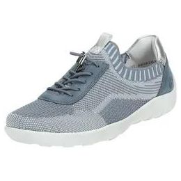 Sneaker Remonte "Remonte Sneaker Lederimitat/Textil", Damen, Gr. 38, blau (jeans), Lederimitat, Textil, Schuhe Sneaker