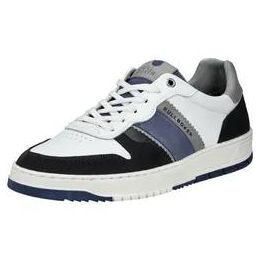 Sneaker Bullboxer "Bullboxer Sneaker Leder", Herren, Gr. 44, navy, wei&szlig;, Leder, Schuhe Sneaker