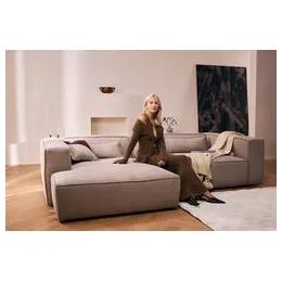 LeGer Home by Lena Gercke "PIARA XXL, Big-Sofa, Cord, Leinenoptik o. Strukturstoff, L-Form" wahlweise Ottomane rechts/links, Kedernaht, extra tiefe Sitzfl&auml;che