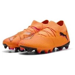Fu&szlig;ballschuh Puma "FUTURE 8 MATCH FG/AG Fu&szlig;ballschuhe Erwachsene", Herren, Gr. 44,5, heat fire schwarz ravish orange pink, Obermaterial: Textil, Synthetik. Futter: Textil, Synthetik. Innensohle: Textil. Laufsohle: Synthetik, Schuhe Fu&szlig;ballschuh