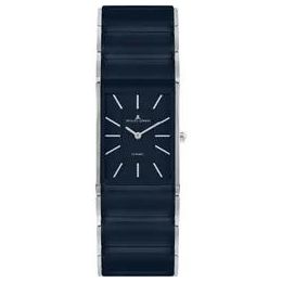 Keramikuhr Jacques Lemans "Dublin", blau (dunkelblau), Armbanduhren, Damen, Quarzuhr, Armbanduhr, Damenuhr, Keramik, analog