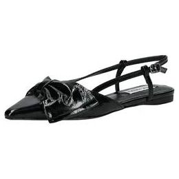 Ballerina Steve Madden "Steve Madden Ballerinas Leder", Damen, Gr. 39, schwarz, Leder, Schuhe Ballerina