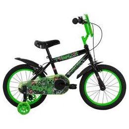 Kinderfahrrad Huffy "Minecraft Kinder 16 Zoll Fahrrad" Gr. 27, wei&szlig;, neutral, Fahrr&auml;der, Kinder, 26cm, 16 Zoll (40,64cm) hinten: 16 Zoll (40,64cm)