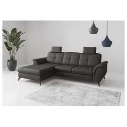 Sit & More Ecksofa SIT & MORE "Zora", anthrazit, B:262cm H:92cm T:164cm, Sofas, Ecksofa