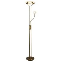 Searchlight Stehlampe "Mother & Child LED Floor Lamp", messing, 1, &Oslash; 28cm H: 180cm, 1 Stk., Leuchten, Stehlampe