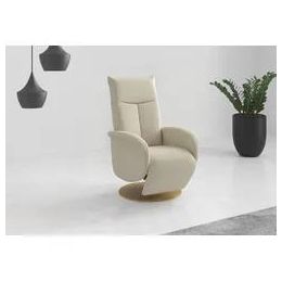 TV-Sessel Home Affaire "Glendale", sand, B:75cm H:112cm T:82cm, 100% Polyester, Sessel, wahlweise mit Aufstehhilfe, 2 Motoren und Akku