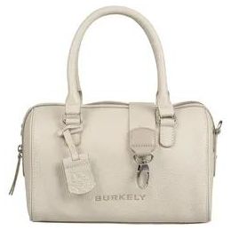 Henkeltasche Burkely "Burkely Taschen Leder", Damen, Gr. onesize, beige (creme), Leder, Taschen