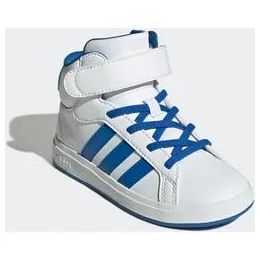 Sneaker Adidas SPORTSWEAR "GRAND COURT MID K", M&auml;dchen, Gr. 38, ftwwht, broyal, broyal, Synthetik, Schuhe Sneaker, f&uuml;r Kinder