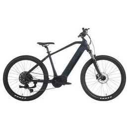 E-Bike Adore "27,5" Alu MTB Pedelec GX-650 Mittelmotor 80NM / 15Ah Nachtblau matt" Gr. 48, schwarz (blau, schwarz), Elektrofahrr&auml;der, Herren, 48cm, 27,5 Zoll (69,85cm), Pedelec, Elektrofahrrad f&uuml;r Damen und Herren, MTB